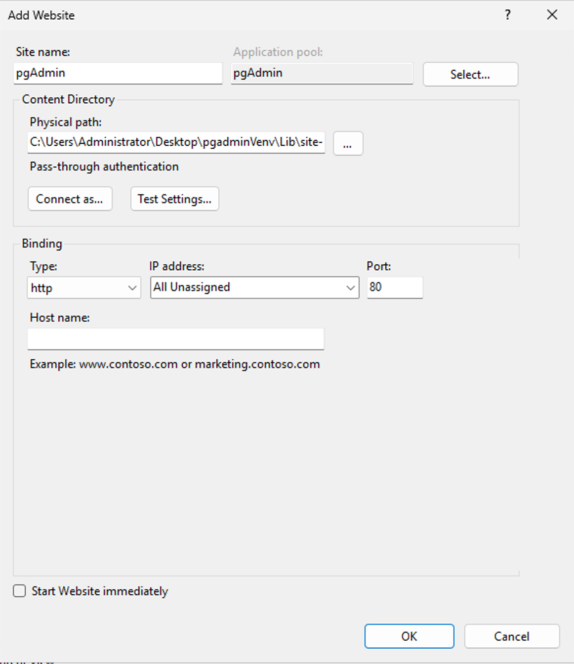 Windows IIS에서 pgAdmin 4 실행하기 - EDB 코리아 블로그